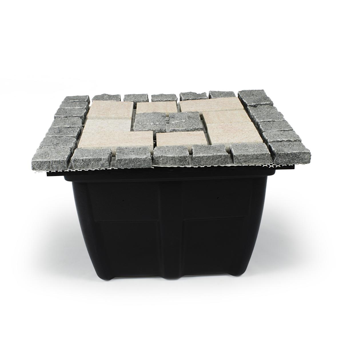 Bubbling Formal Mosaic Fountain Kit | Natural Stone | Fountainscap...