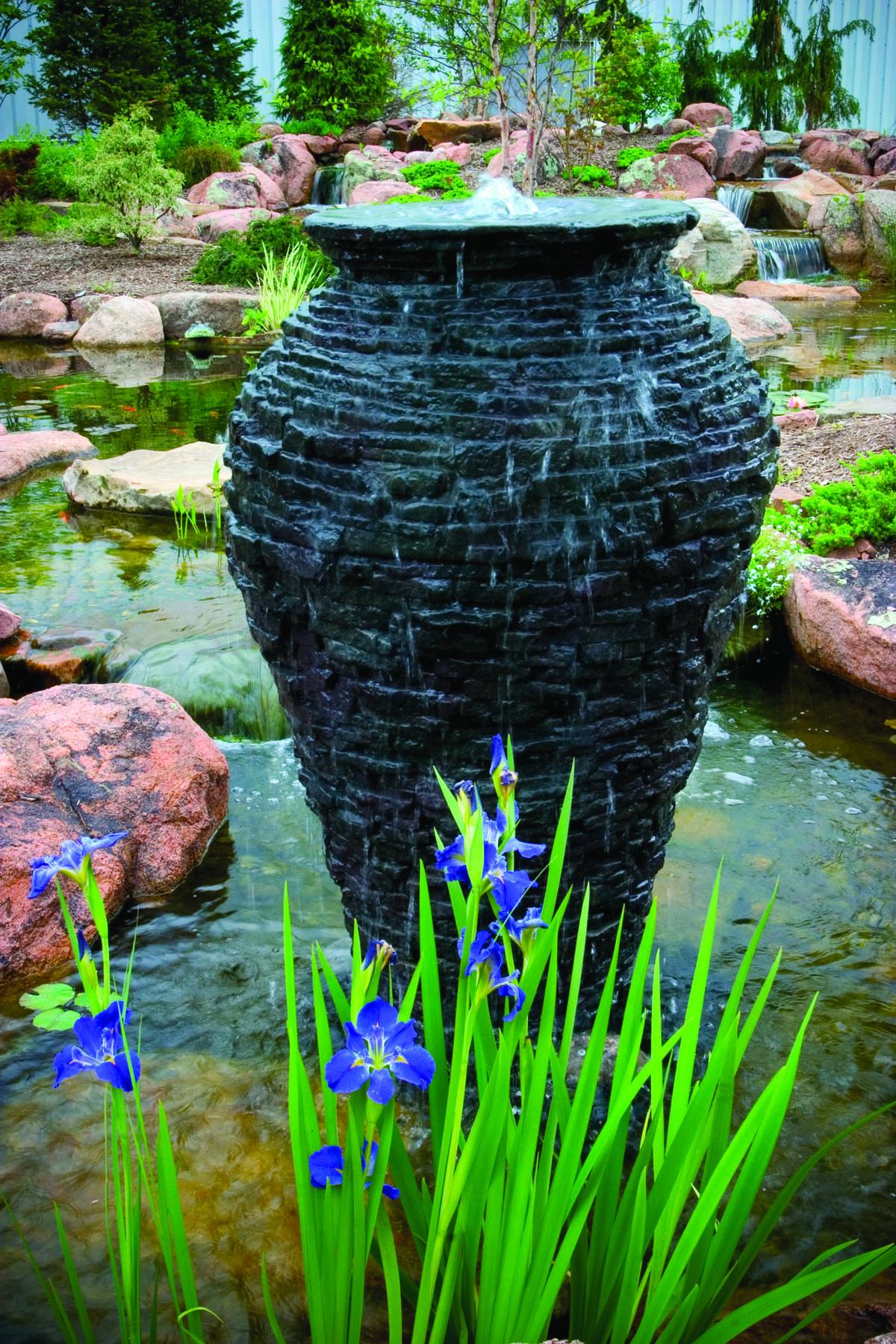 Small Stacked Urn | Stacked Urns | Fountainscapes | Water Garden