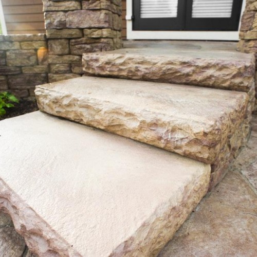 Dimensional Steps | Step Treads | Pavers & Retaining Walls | Niemey...