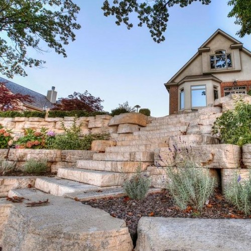Outcropping Wall | Walls & Verticals | Pavers & Retaining Walls | N...