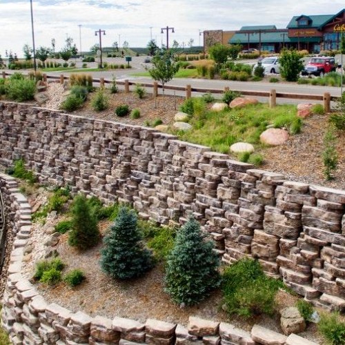 Outcropping Wall | Walls & Verticals | Pavers & Retaining Walls | N...